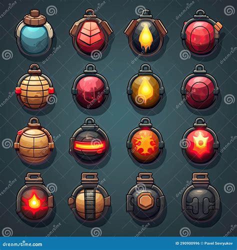 Grenade Weapon Bomb Military Vector Icon Army Illustration Soldier