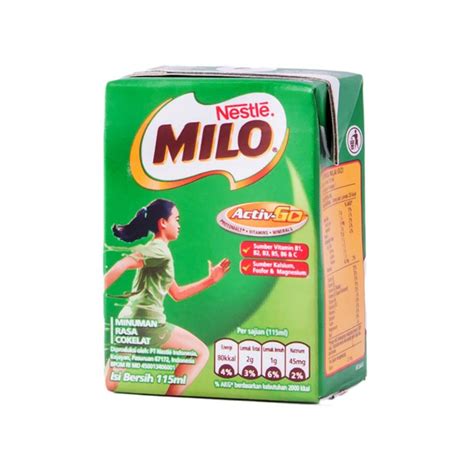 Jual Nestle Milo Susu UHT Activ Go Rasa Coklat ML Shopee Indonesia
