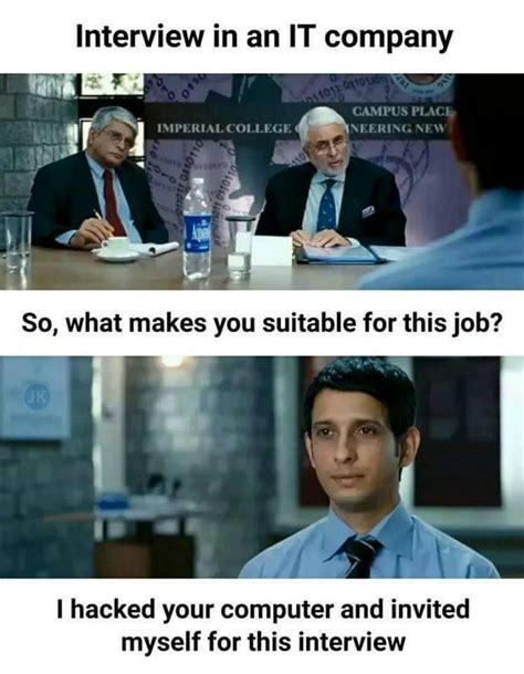 IT Job Interview R ProgrammerHumor