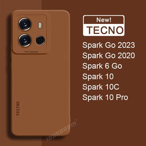 Full Soft Camera Protection Case Tecno Spark Go 2024 2023 2020 2021 10 Pro Plus 10c 20 20c 6