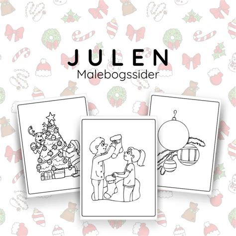 Juletegninger Til Farvelægning Farverigedage