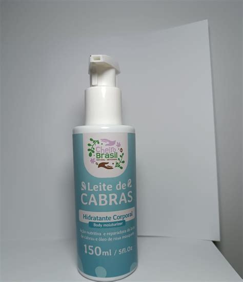 Creme Hidratante Corporal Cheiro Brasil Linha Leite De Cabras Beleza