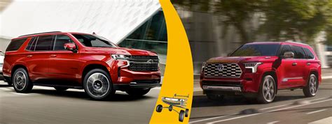 2023 Chevrolet Tahoe Vs 2023 Toyota Sequoia A Complete Comparison