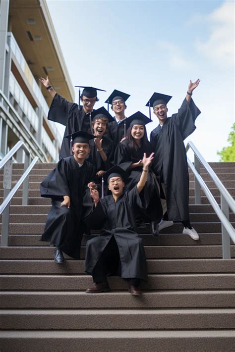 大学毕业照合照毕业学生摄影图 花瓣网