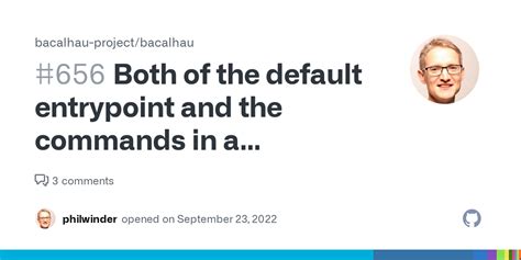 Both Of The Default Entrypoint And The Commands In A Container Are Blatted · Issue 656