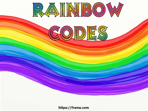 Rainbow Codes Rainbow Codes