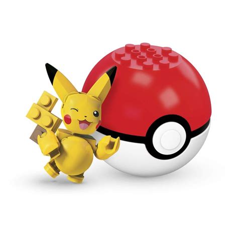 Mega Construx Pokemon Pikachu Winkin Pokeball Fnl92 Series 4 Everymarket