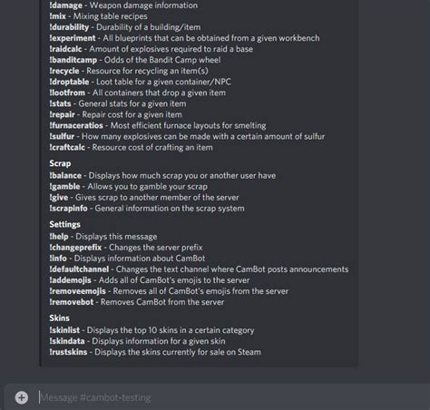 I Created A Rust Discord Bot For Skins And Items R Playrust