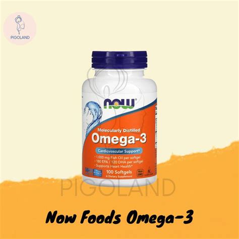 Jual Now Foods Omega 3 Molecularly Distilled 100 And 200 Softgels