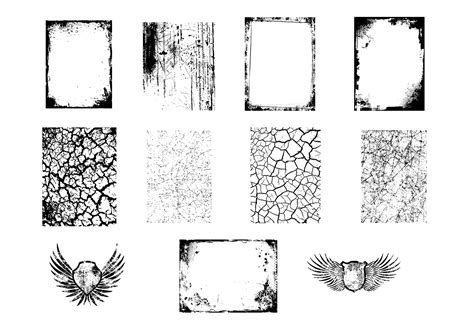 Grungy Textures And Wings Brush Pack Free Photoshop Brushes At Brusheezy