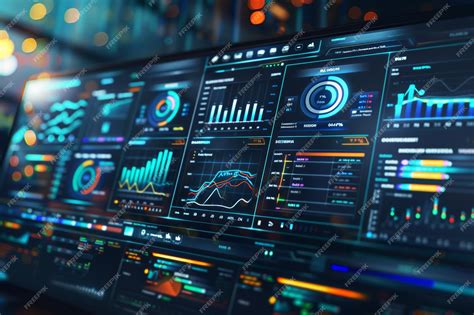 Premium Photo Advanced Data Analysis Dashboard With Multiple Charts Graphs And Metrics For Premium Photo Advanced Data Analysis Dashboard With Multiple Charts Graphs And Metrics For