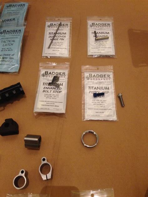 Badger Ordnance Titanium Ar Lower Parts