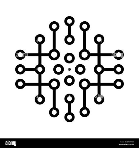 Membrane Icon Or Modern Line Symbol Vector Line Art And Icon Design With Bold Outline Black
