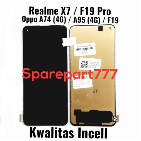 Lcd Touchscreen Fullset Incell Oppo A74 4g A95 4g F19 F19 Pro X7