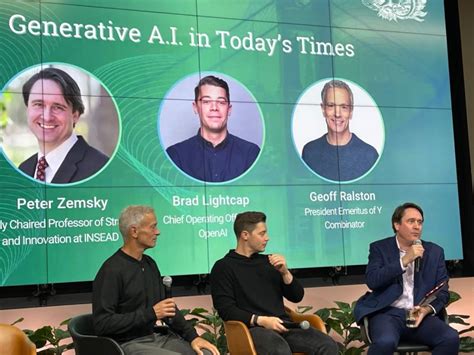 robert maciejko on linkedin brad lightcap from openai on stage today