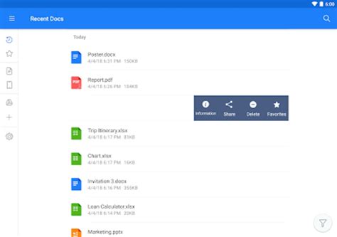 Android Polaris Viewer Pdf Docs Sheets Slide Reader Apk