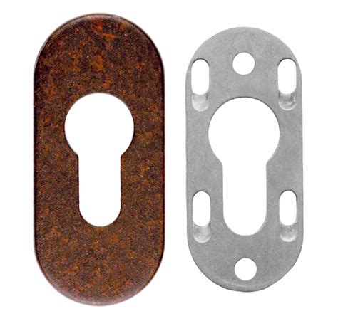 HDD ENTREE CYLINDRE DE SECURITE OVALE ROUILLE 6MM Deurklinkenshop