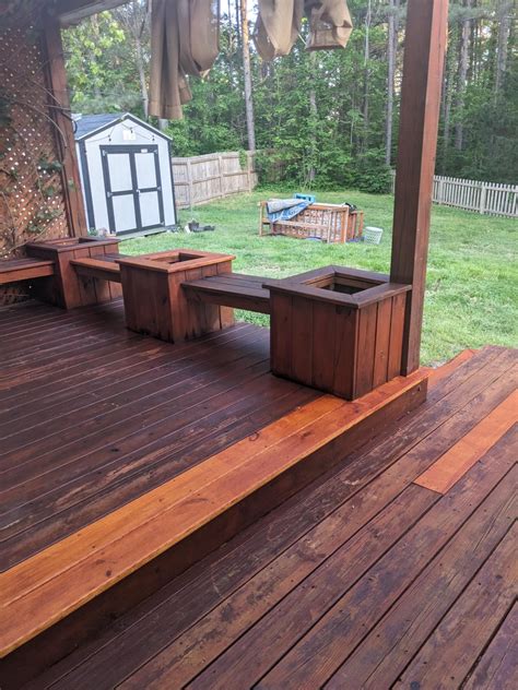 Deck Wood Stain Mismatch Rcarpentry