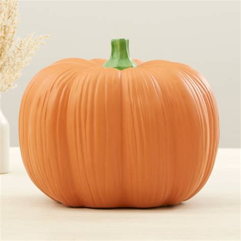 Modern Cursive Name Personalized Light Up Fall Pumpkin