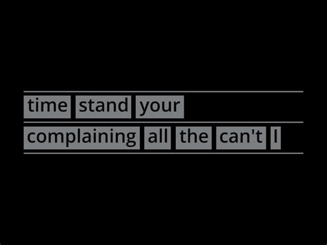 Possessive Gerunds Unjumble