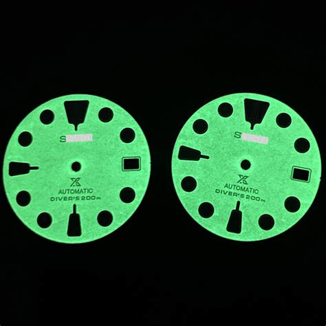 Watch Parts 28 5mm Watch Dial Skx007 Full Luminous Vicedeal
