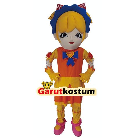 Jual Kostum Maskot Badut Layla Mobile Legend Kuning Cantik Dewasa