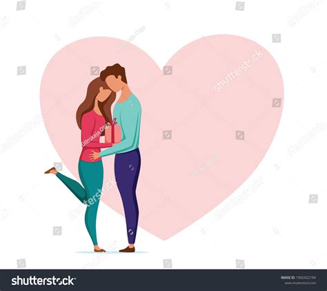 Couple Love Vector Illustration Man Woman Stock Vector Royalty Free