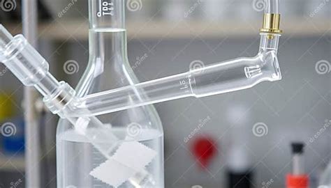 Lab Equipment With Flasks Scientific Glassware Chemistry Tools