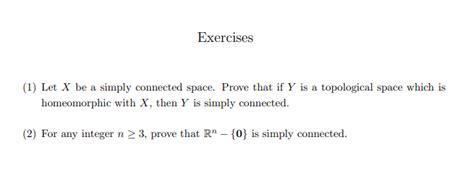 Solved Let X Be A Simply Connected Space Prove That If Chegg