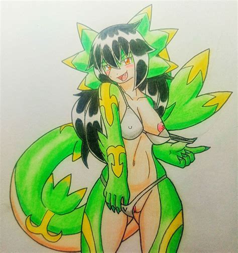 Rule 34 Absurd Res Anthro Biped Bra Breasts Clothing Female Generation 5 Pokemon Genitals