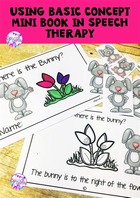 Using Mini Books To Teach Basic Concepts In Speech Therapy Spring