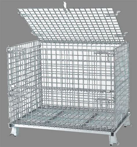 Mild Steel Folding Wire Mesh Container At ₹ 6000piece In Kanpur Id