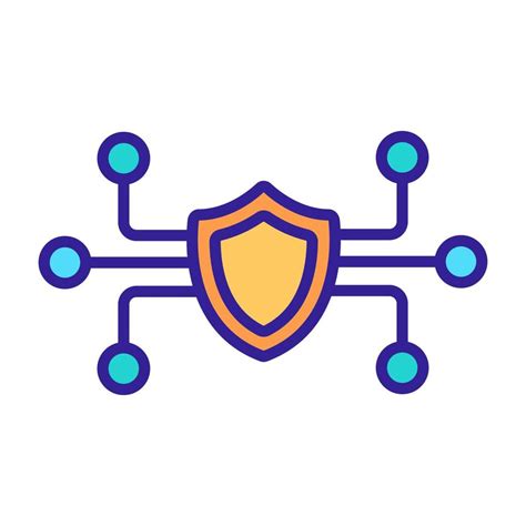 Computer Virus Icon Vector Isolated Contour Symbol Illustration