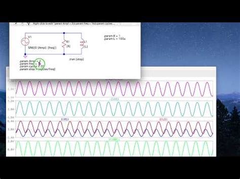 Param Command In LTSpice With RL Circuit YouTube
