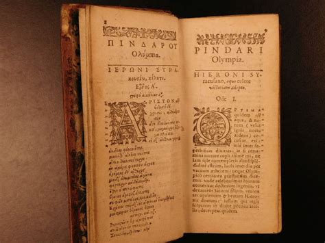 1586 Pindar Ancient Greek Victory Odes Olympic Games Mythology