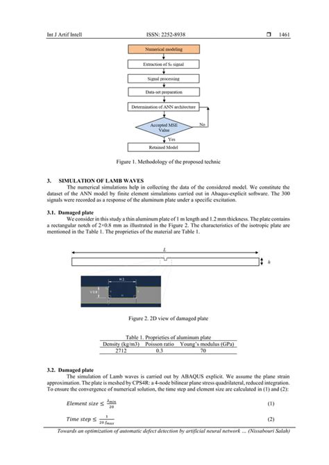 Towards An Optimization Of Automatic Defect Detection By Artificial Neural Network Using Lamb