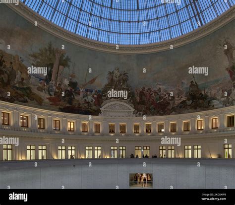 Main Space From Upper Level Bourse De Commerce Paris France
