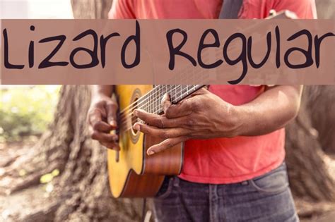 Lizard Regular Font FFonts Net