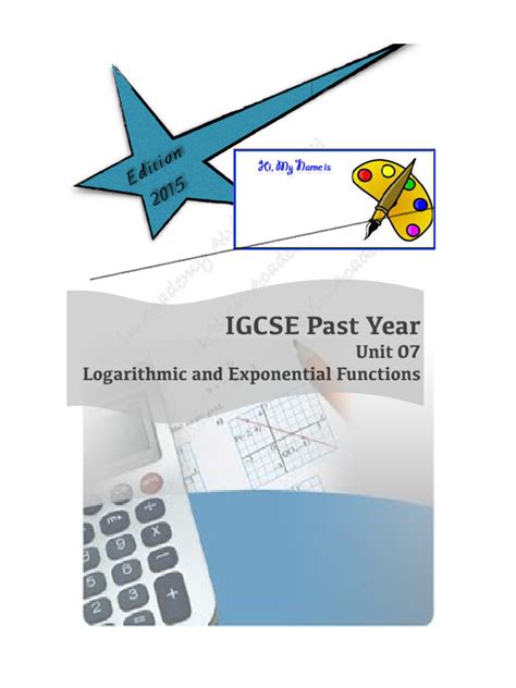 Open 07 Logarithmic And Exponential Functions Pdf Logarithm