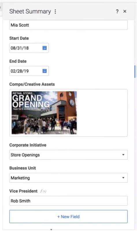 Sheet Summary — Smartsheet Community