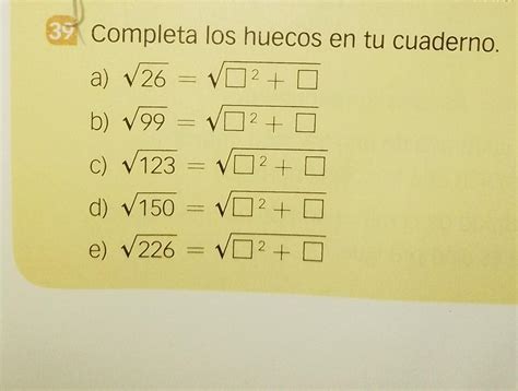 Completa En Tu Cuaderno RAPIDOO Brainly Lat