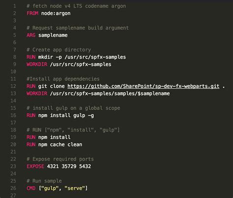 How To Run Spfx Pnp Samples Through Docker