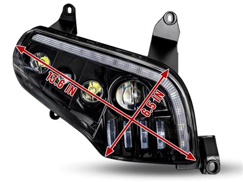 Amazon VEISUTOR LED Headlight Assembly For GoldWing GL LED Headlamp Front Lamp