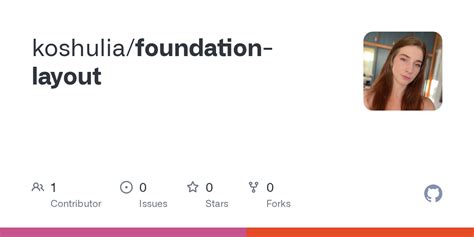 Github Koshuliafoundation Layout