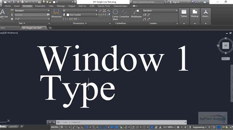 Autocad Tutorial Series Single Line Text Annotation Youtube