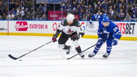 Coyotes Fall To Maple Leafs In Toronto On Thursday