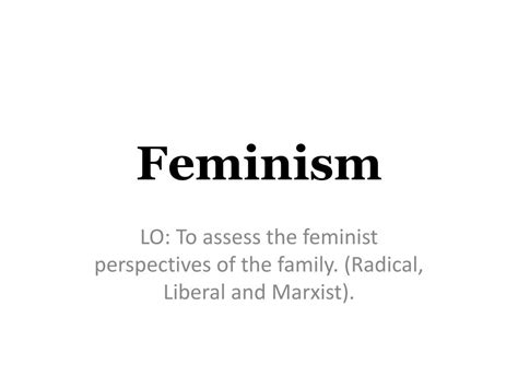 Ppt Feminism Powerpoint Presentation Free Download Id2502314