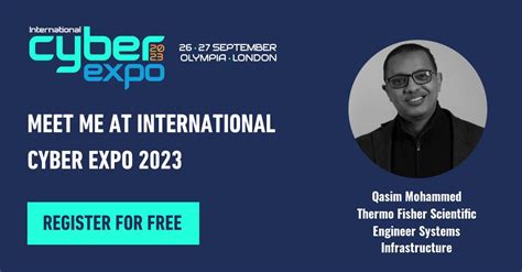 Qasim Mohammed On Linkedin International Cyber Expo 2023
