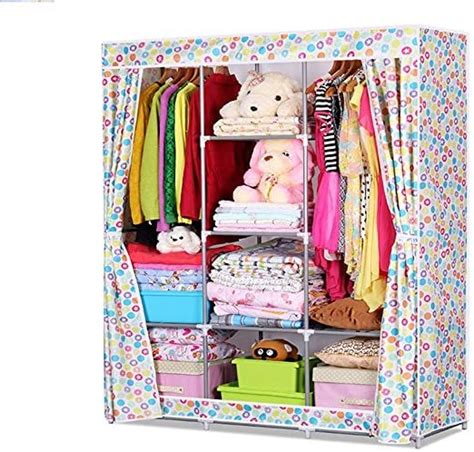 Dr Cloth Wardrobe Assembly Fabric Wardrobe Storage Clothes Hanger