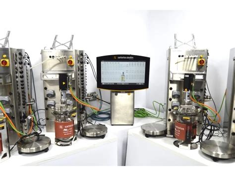 Sartorius Stedim Biostat B Dcu 6 Fold Cell Culture Bioreactor Univessel System